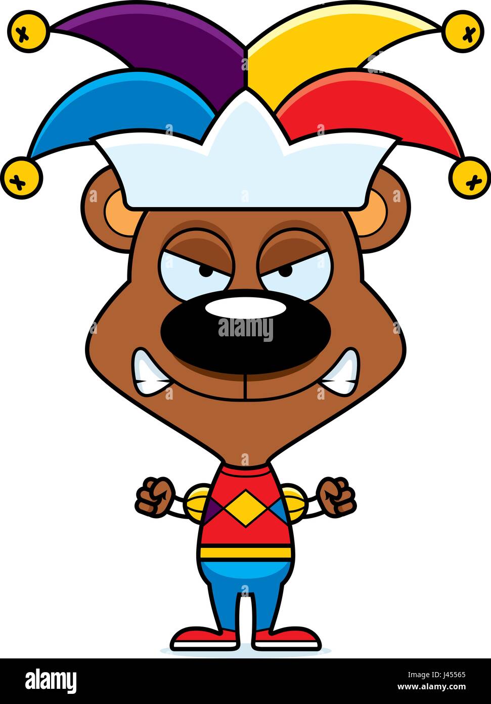 Mad jester Stock Vector Images - Alamy