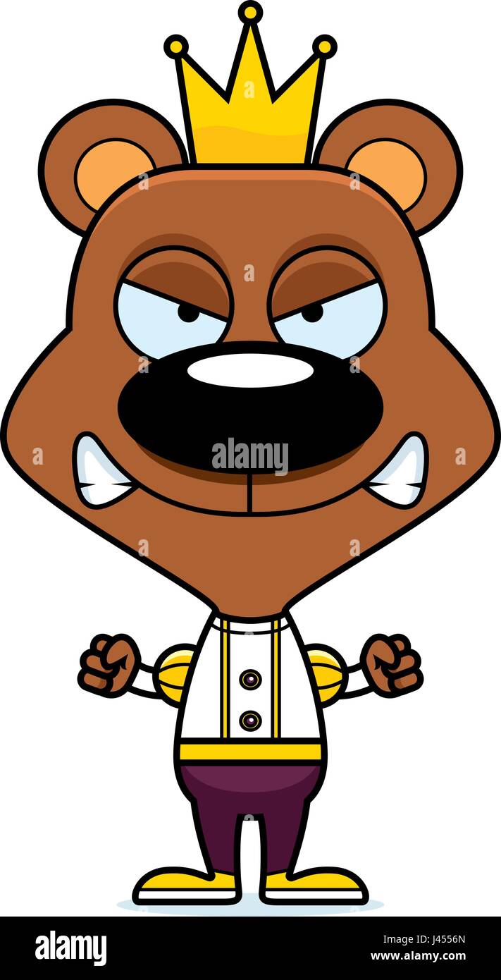 A cartoon prince bear looking angry Stock Vector Image & Art - Alamy