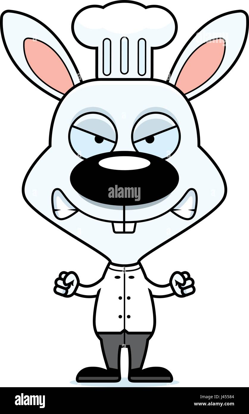 A cartoon chef bunny looking angry Stock Vector Image & Art - Alamy