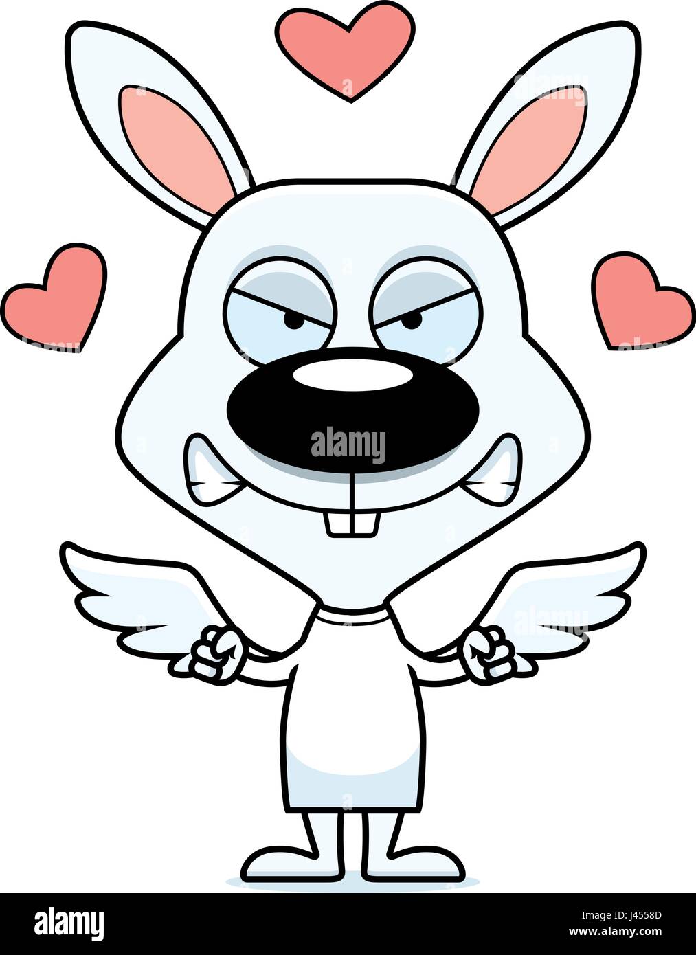 A cartoon cupid bunny looking angry Stock Vector Image & Art - Alamy