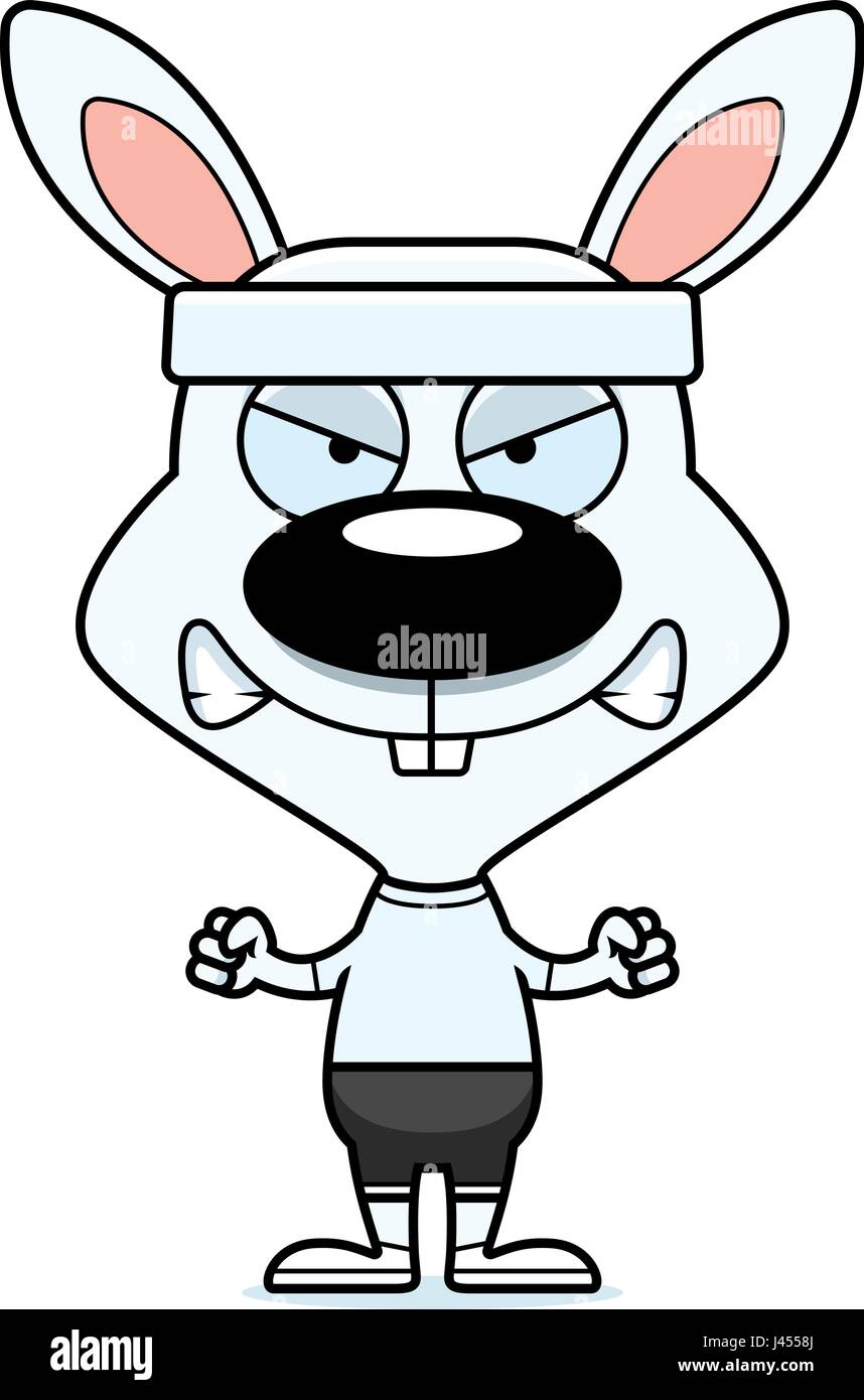 A cartoon fitness bunny looking angry Stock Vector Image & Art - Alamy