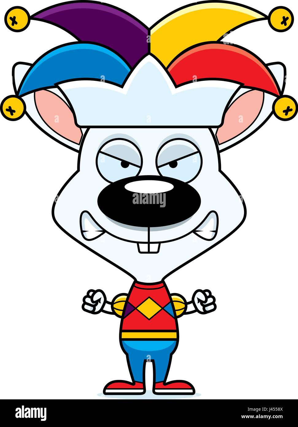 A cartoon jester bunny looking angry Stock Vector Image & Art - Alamy
