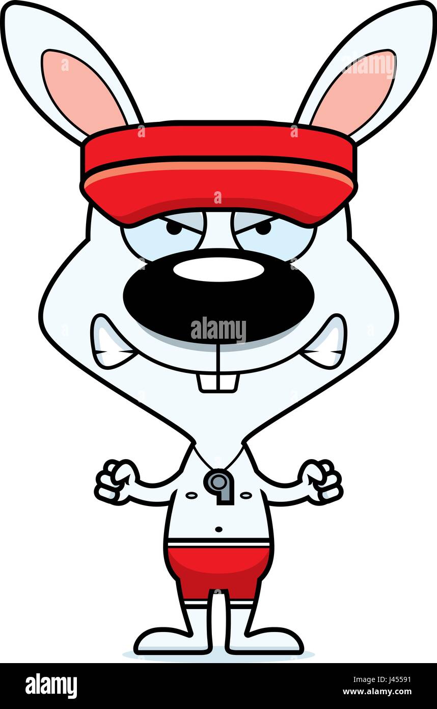 A cartoon lifeguard bunny looking angry Stock Vector Image & Art - Alamy