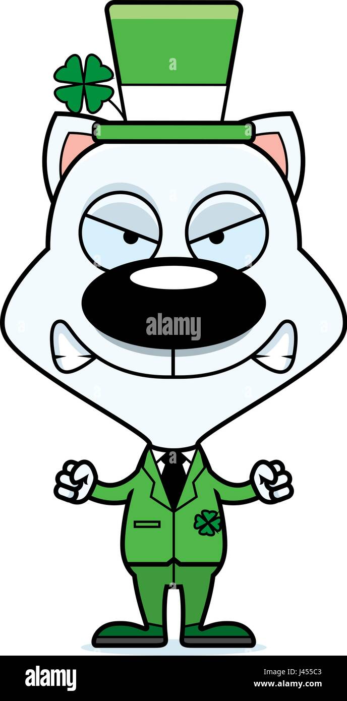 A cartoon Irish kitten looking angry Stock Vector Image & Art - Alamy