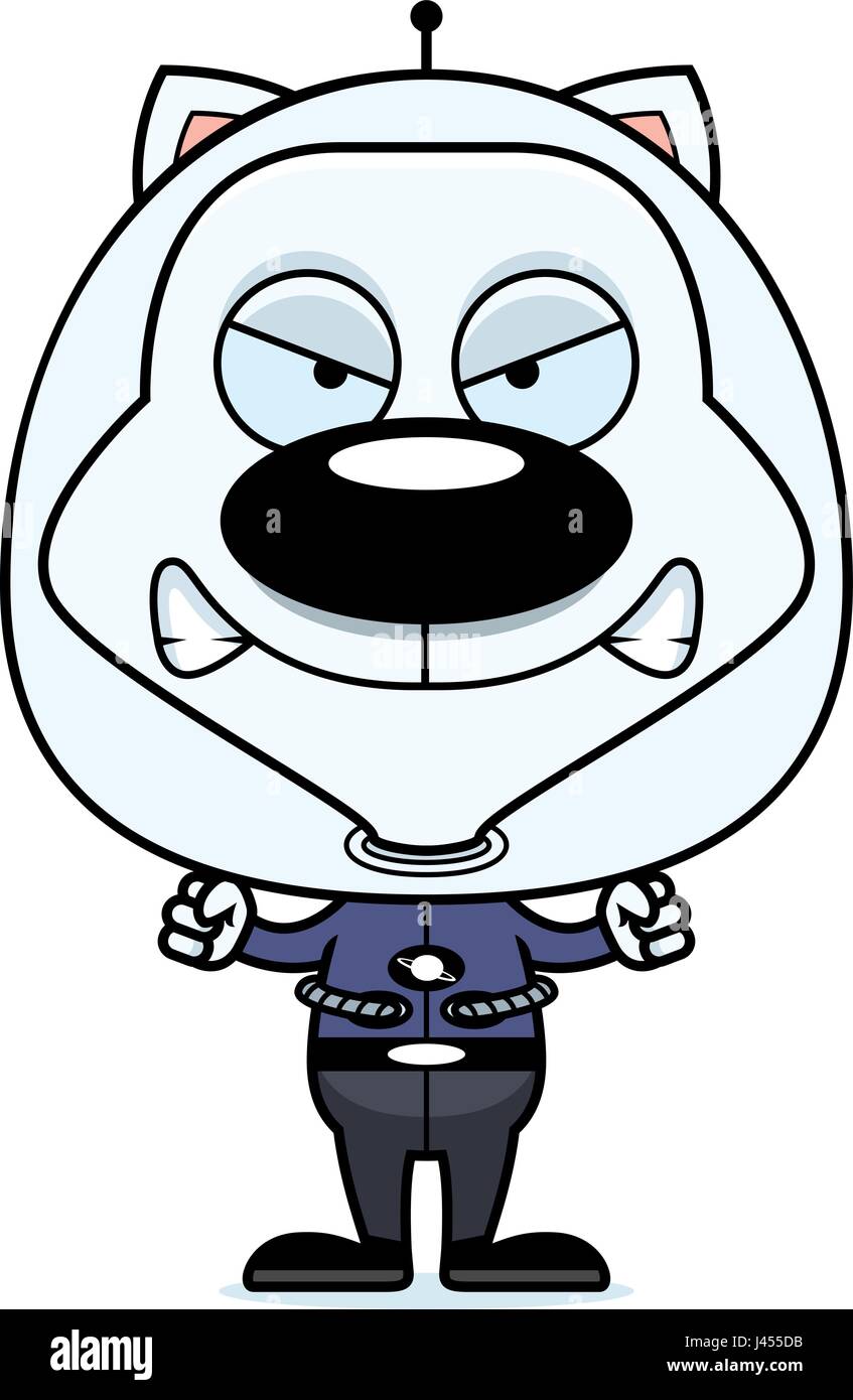 A cartoon spaceman kitten looking angry Stock Vector Image & Art - Alamy