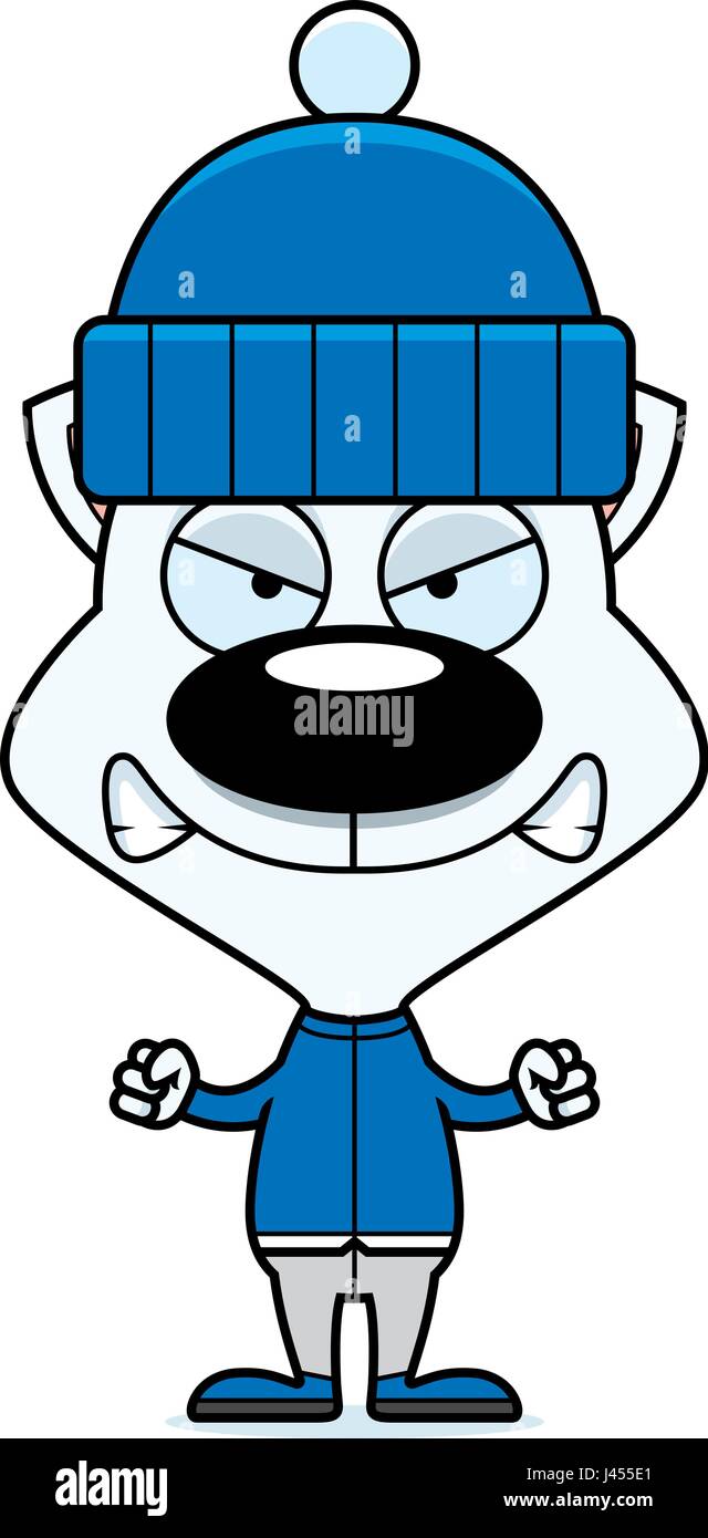 A cartoon winter kitten looking angry Stock Vector Image & Art - Alamy