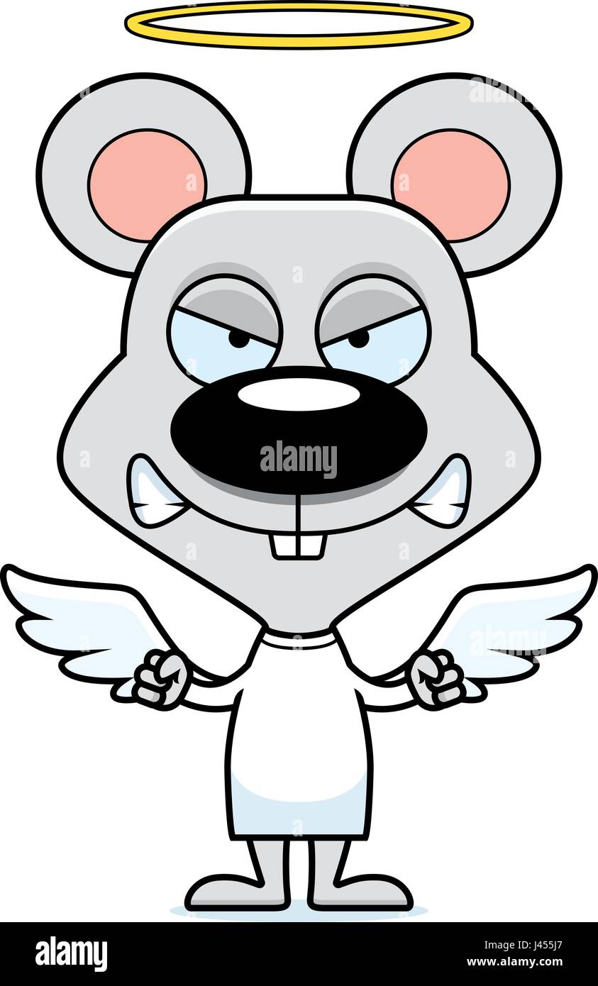 A cartoon angel mouse looking angry Stock Vector Image & Art - Alamy
