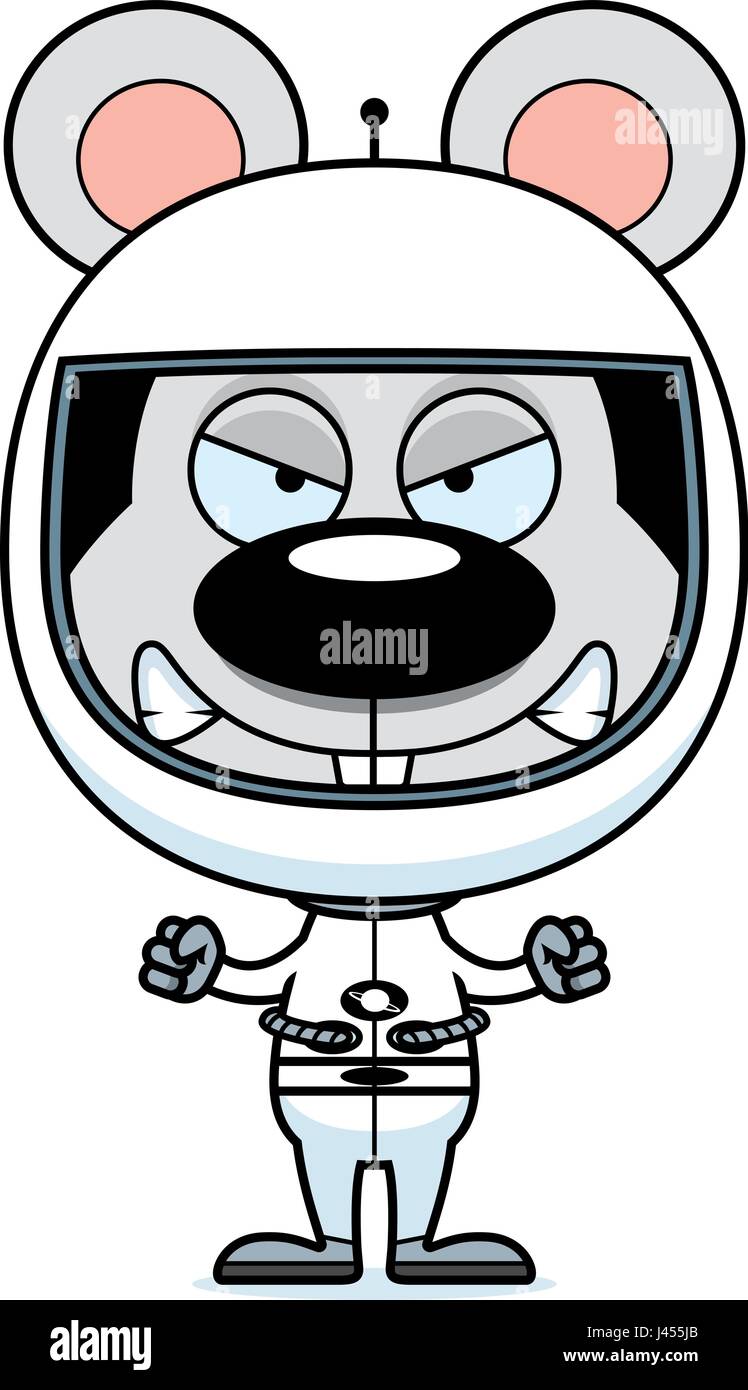A cartoon astronaut mouse looking angry Stock Vector Image & Art - Alamy