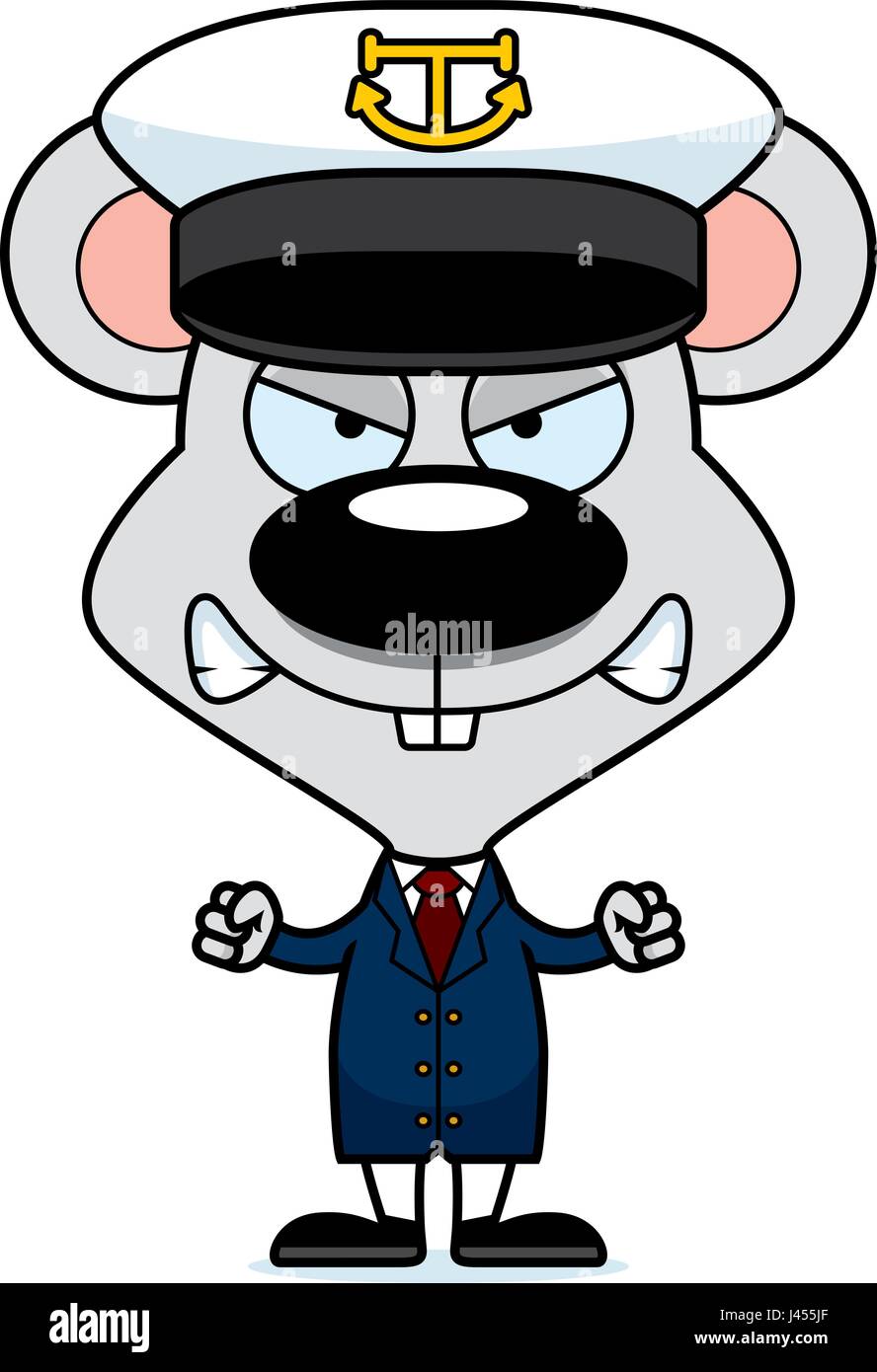 Cartoon illustration sailor looking angry hi-res stock photography and ...