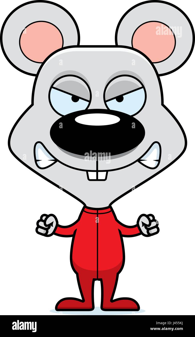 A cartoon mouse looking angry in pajamas Stock Vector Image & Art - Alamy