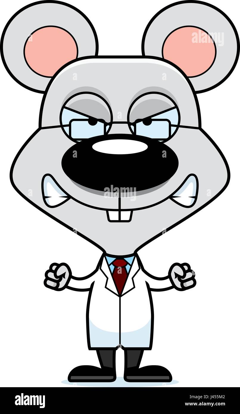 A cartoon scientist mouse looking angry Stock Vector Image & Art - Alamy