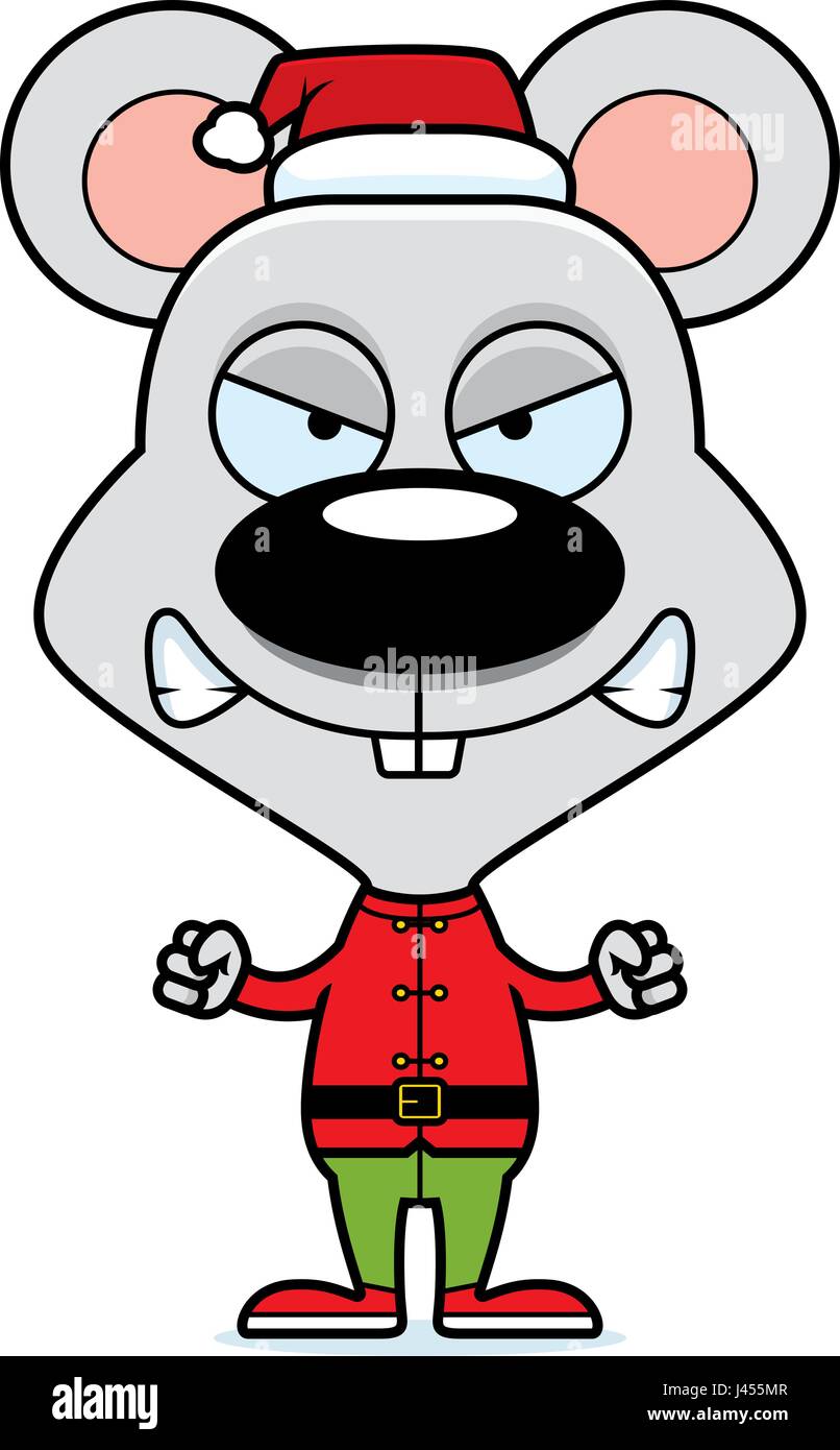 A cartoon Xmas elf mouse looking angry Stock Vector Image & Art - Alamy