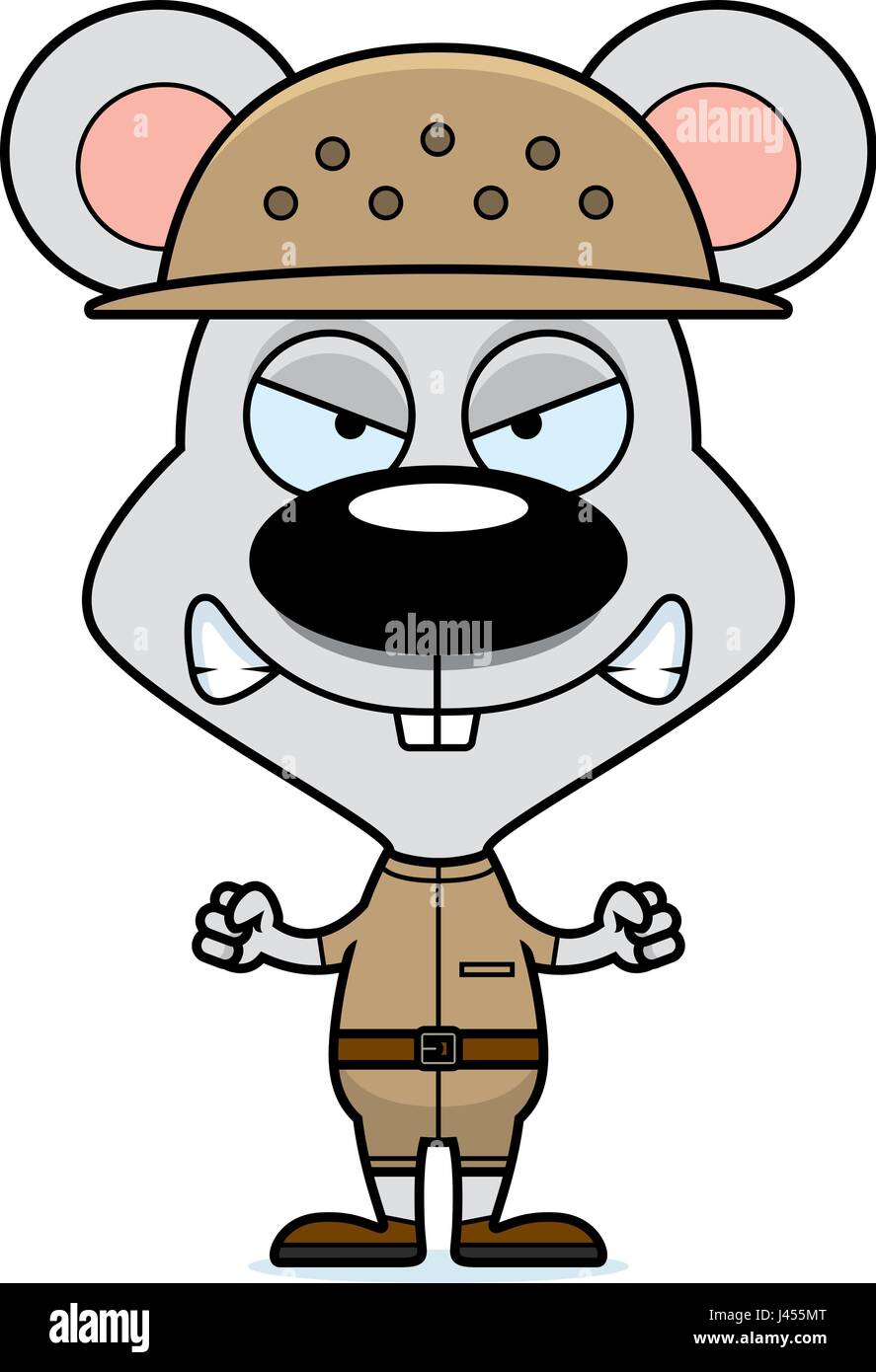 A cartoon zookeeper mouse looking angry Stock Vector Image & Art - Alamy
