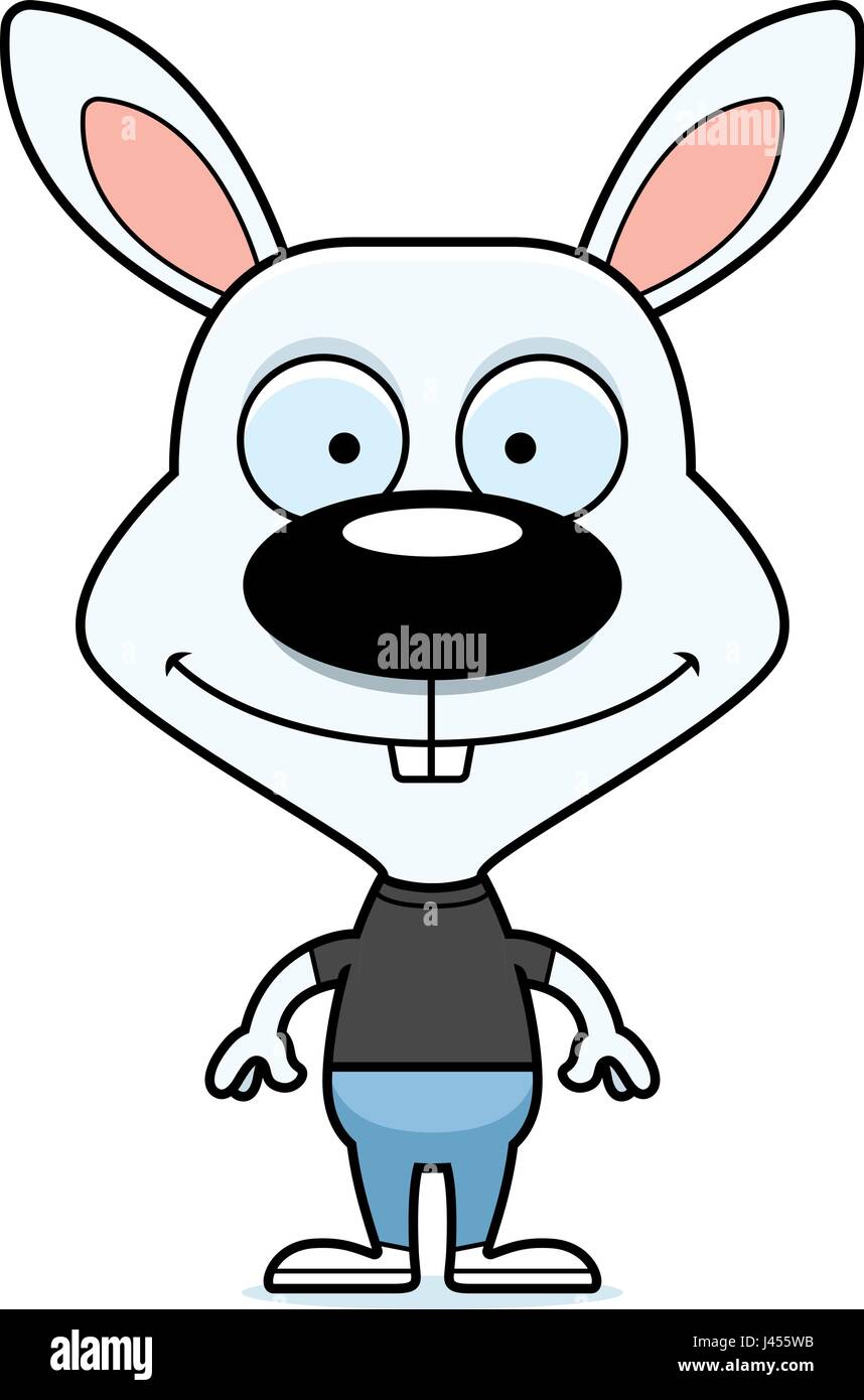 A cartoon bunny smiling Stock Vector Image & Art - Alamy