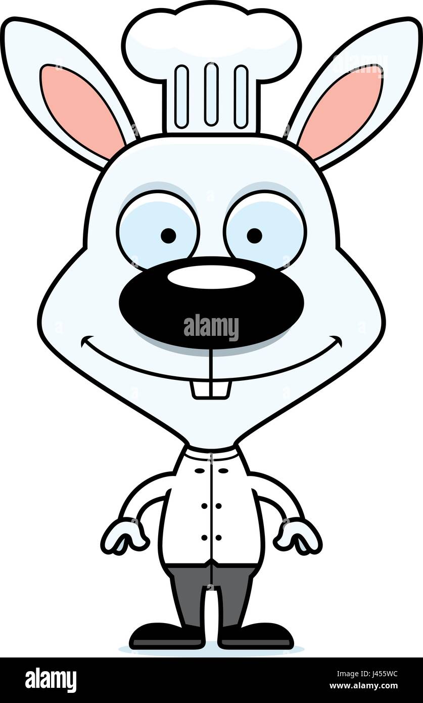 A cartoon chef bunny smiling Stock Vector Image & Art - Alamy