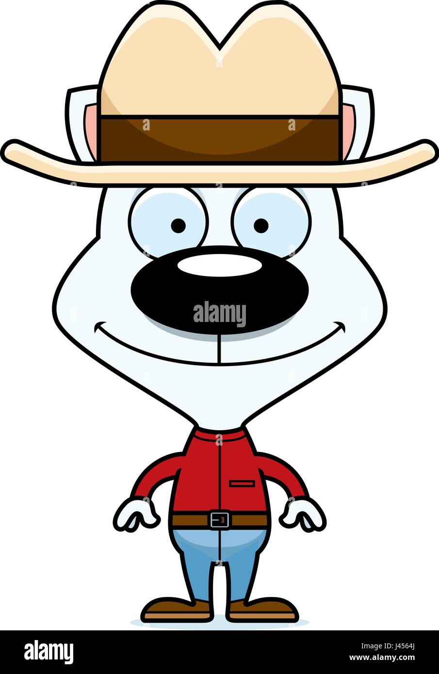 A cartoon cowboy kitten smiling Stock Vector Image & Art - Alamy