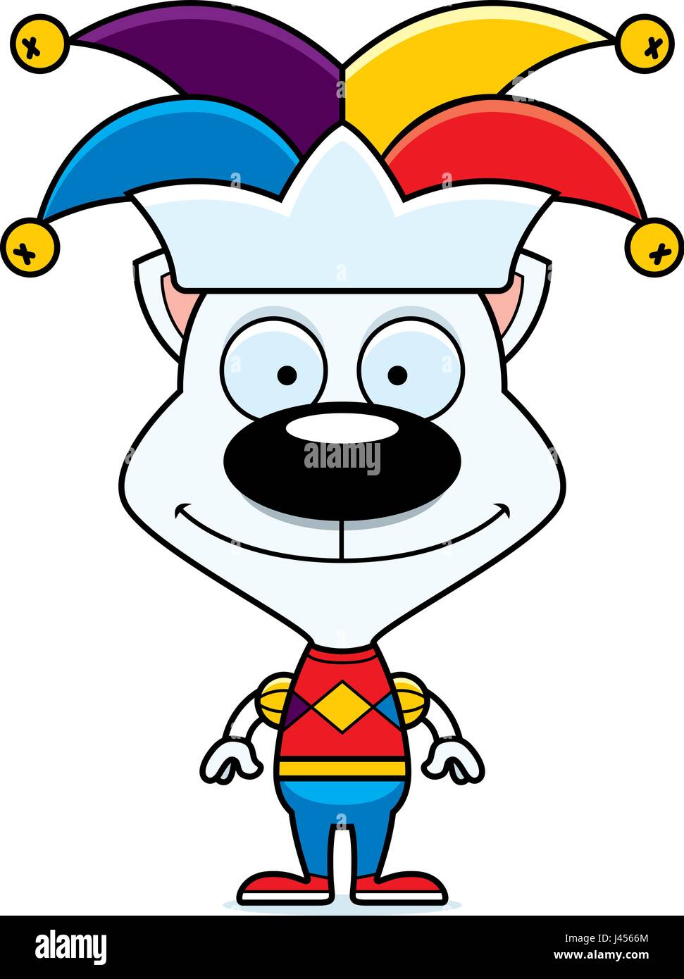 A cartoon jester kitten smiling Stock Vector Image & Art - Alamy