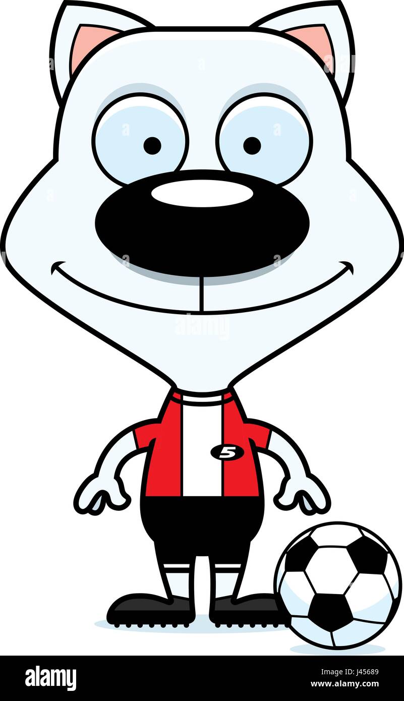A cartoon soccer player kitten smiling Stock Vector Image & Art - Alamy