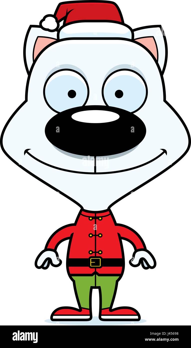 A cartoon Xmas elf kitten smiling Stock Vector Image & Art - Alamy