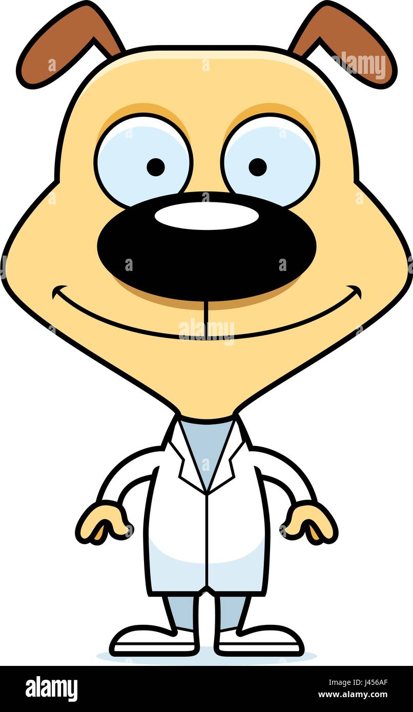 A cartoon doctor puppy smiling Stock Vector Image & Art - Alamy