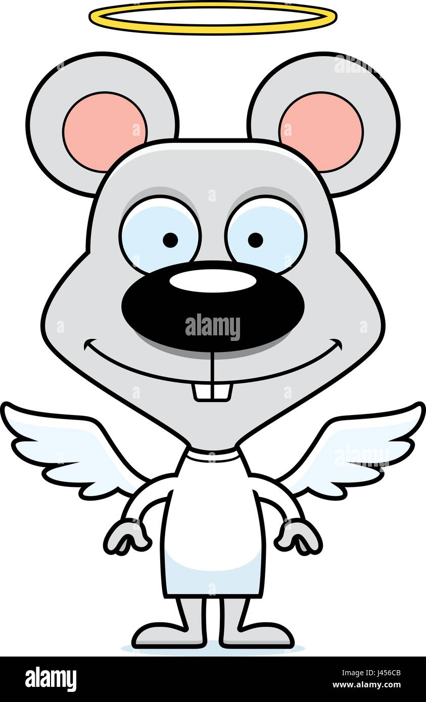 A cartoon angel mouse smiling Stock Vector Image & Art - Alamy