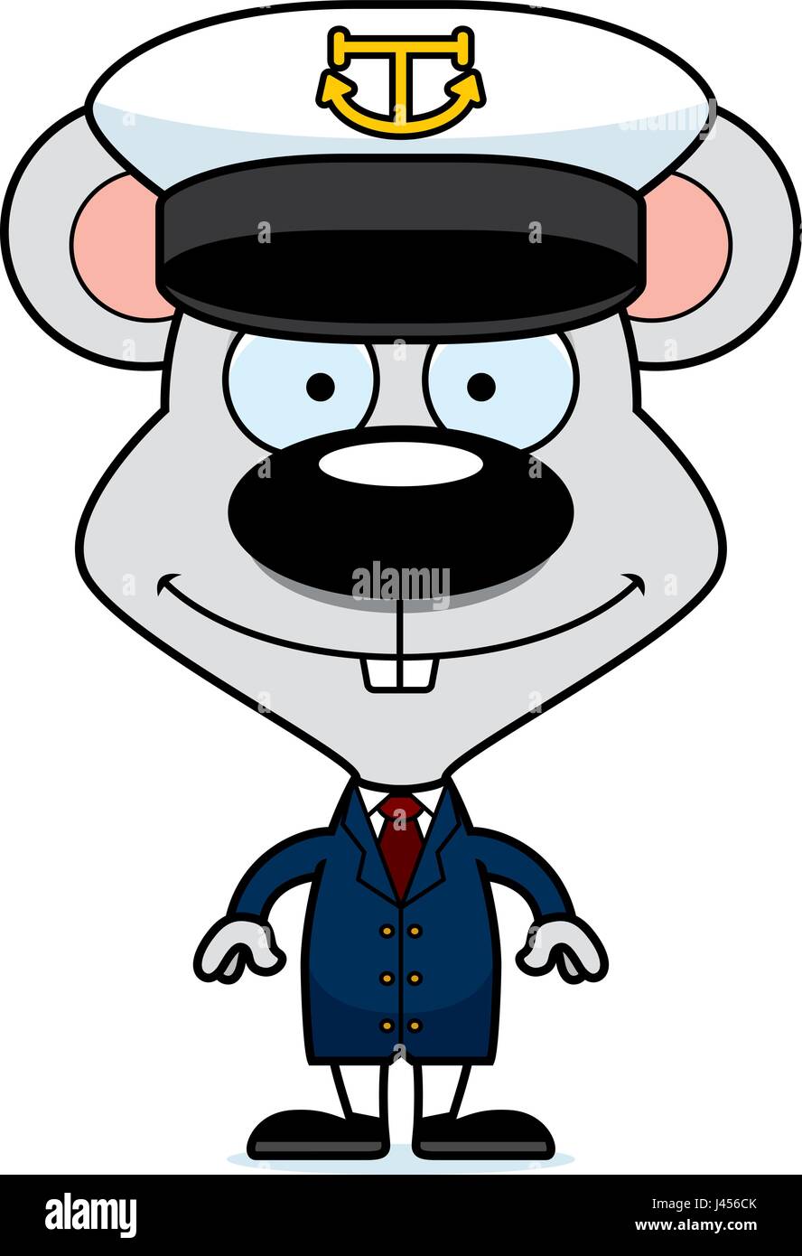 A cartoon boat captain mouse smiling Stock Vector Image & Art - Alamy