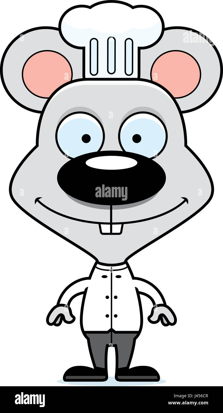 A cartoon chef mouse smiling Stock Vector Image & Art - Alamy