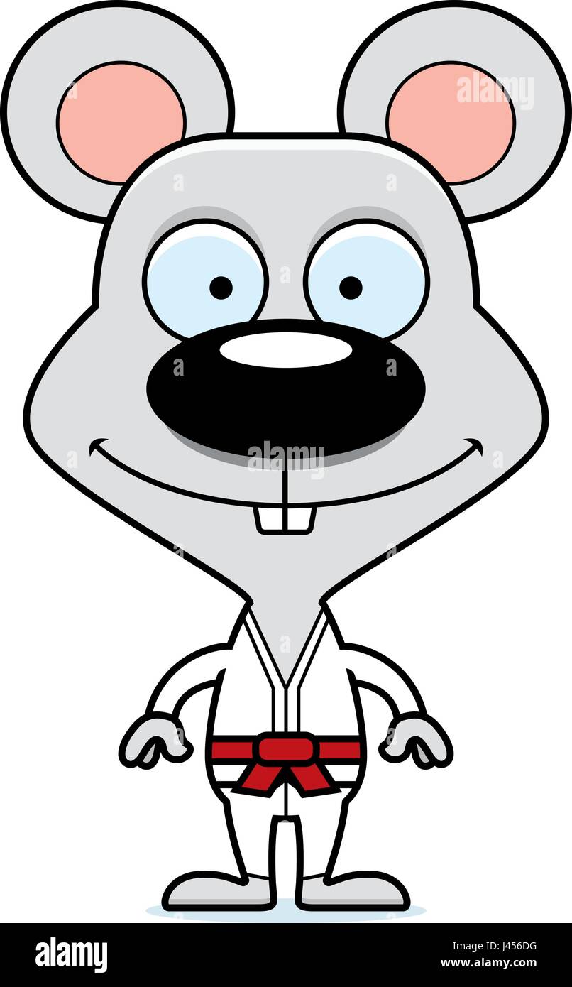 A cartoon karate mouse smiling Stock Vector Image & Art - Alamy