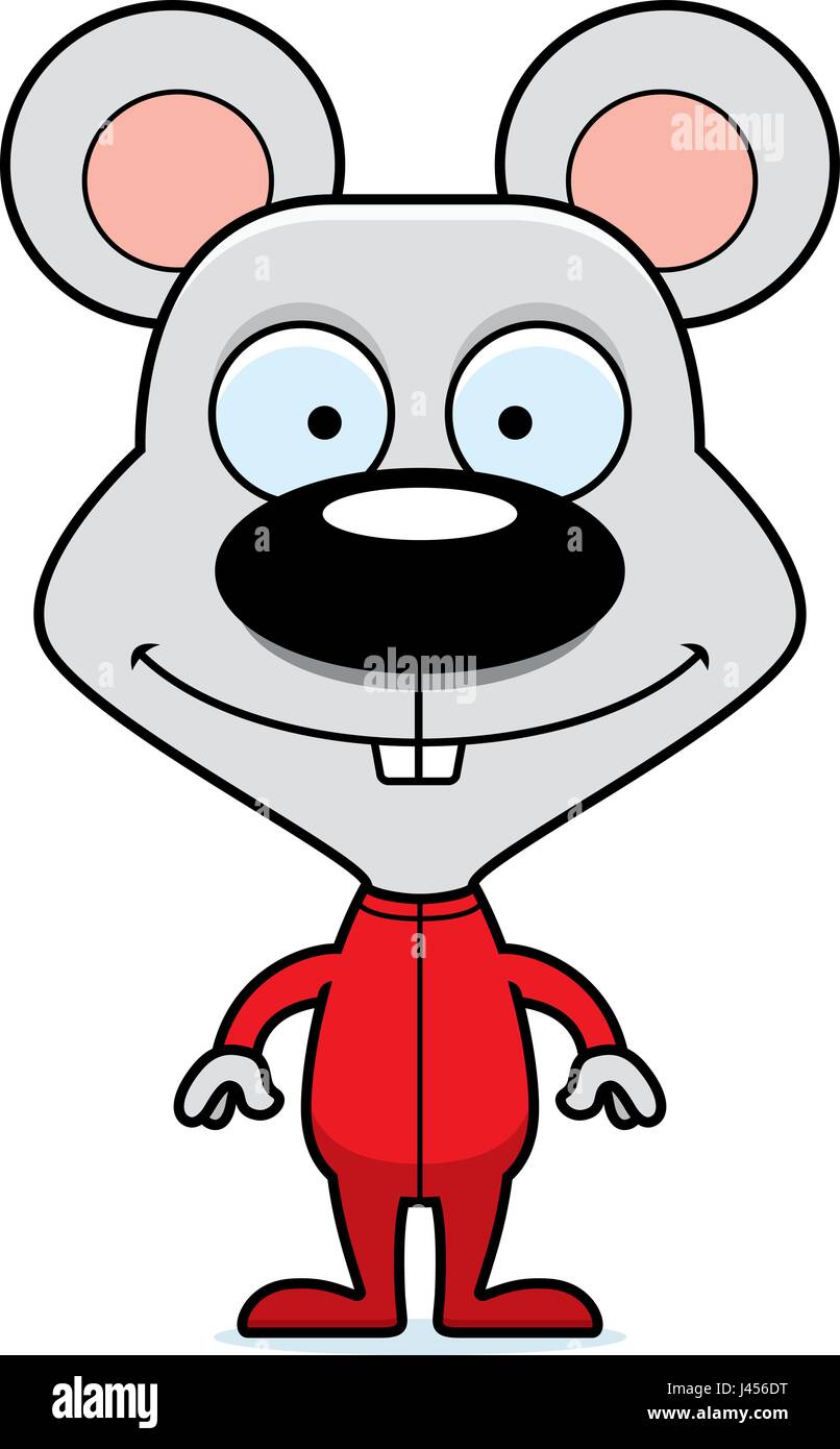 A cartoon mouse smiling in pajamas Stock Vector Image & Art - Alamy