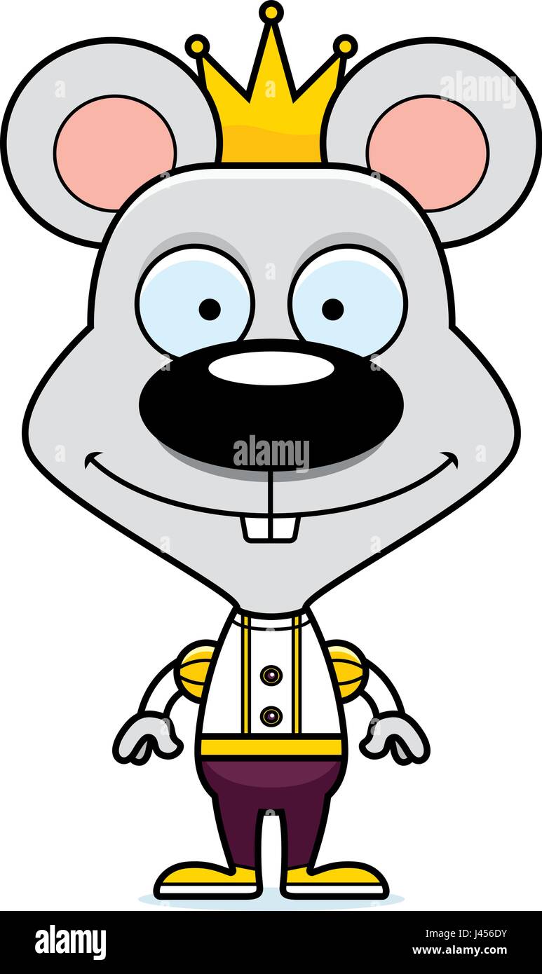 A cartoon prince mouse smiling Stock Vector Image & Art - Alamy