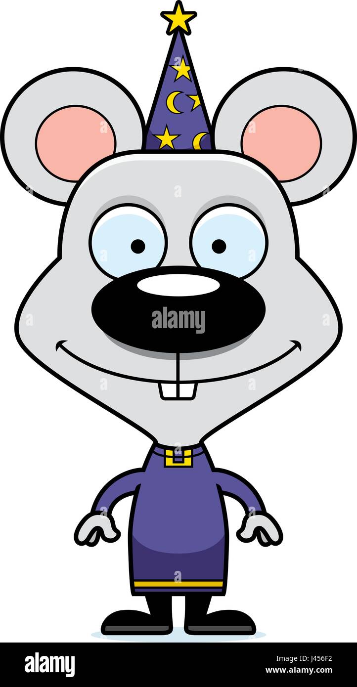A cartoon wizard mouse smiling Stock Vector Image & Art - Alamy