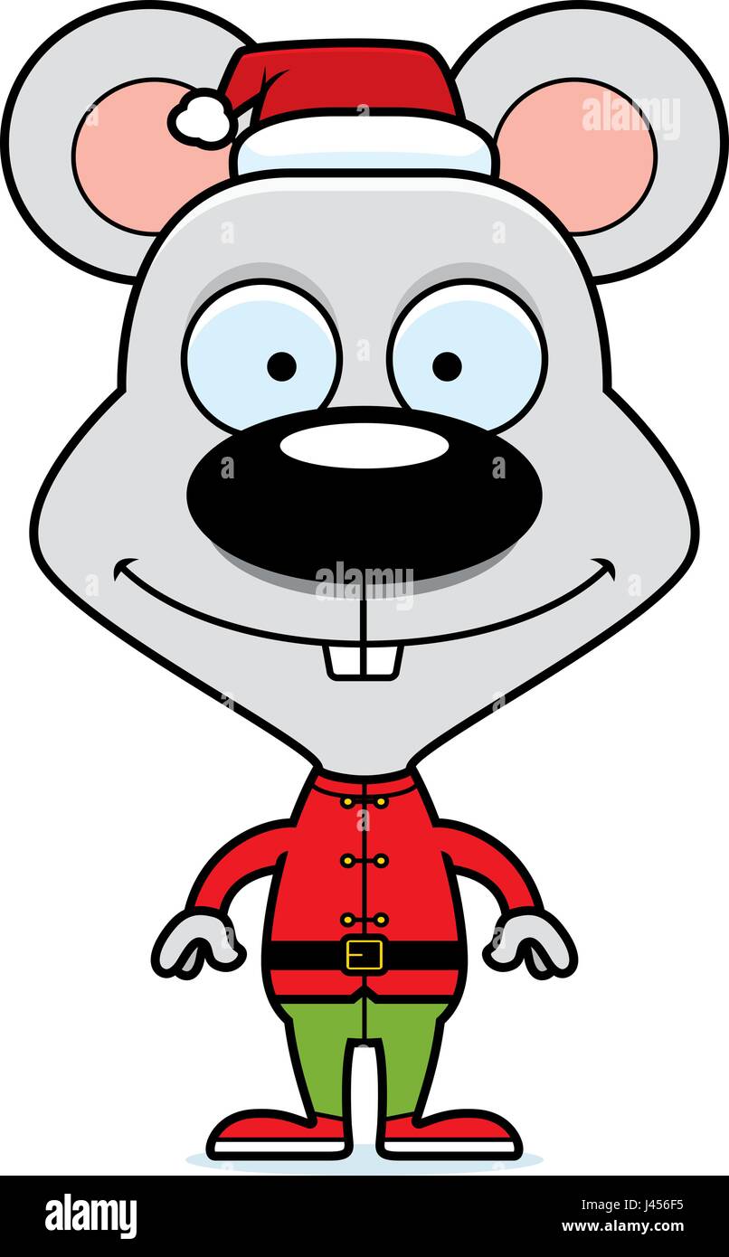 A cartoon Xmas elf mouse smiling Stock Vector Image & Art - Alamy