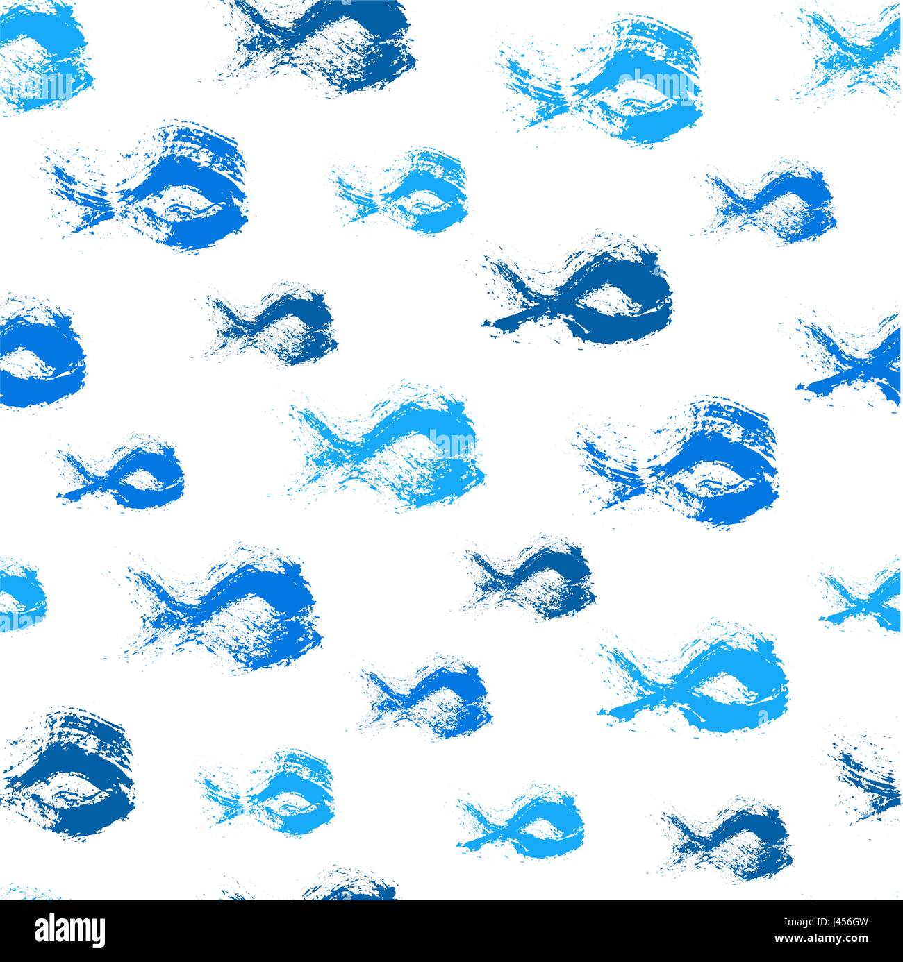Painted Fish Pattern Background Stock Vector Image & Art - Alamy