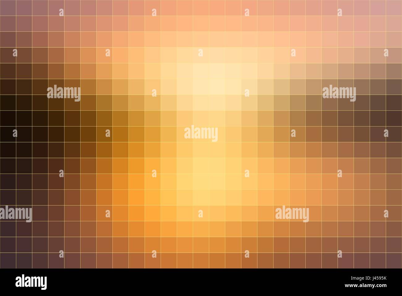 Yellow coral pink black abstract vector square tiles mosaic background ...