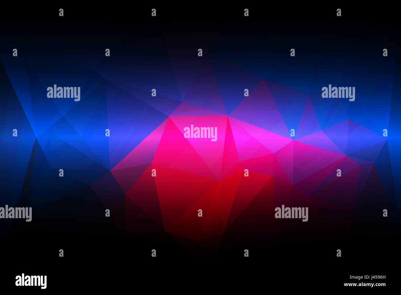 Deep blue and red abstract low poly geometric background Stock Vector ...