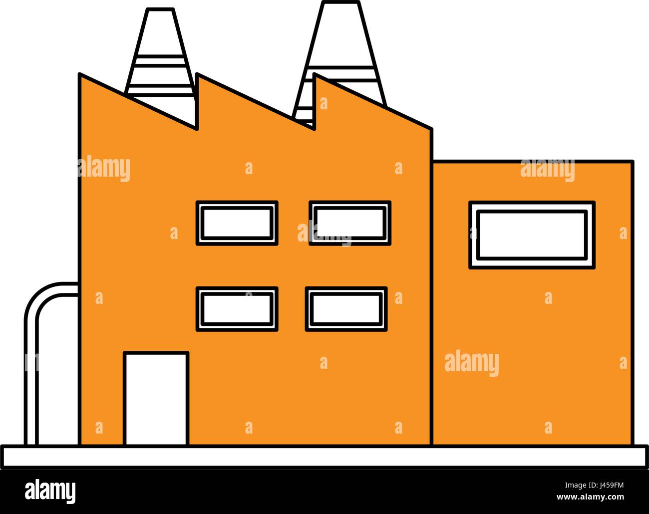 Complex plant towers Stock Vector Images - Alamy