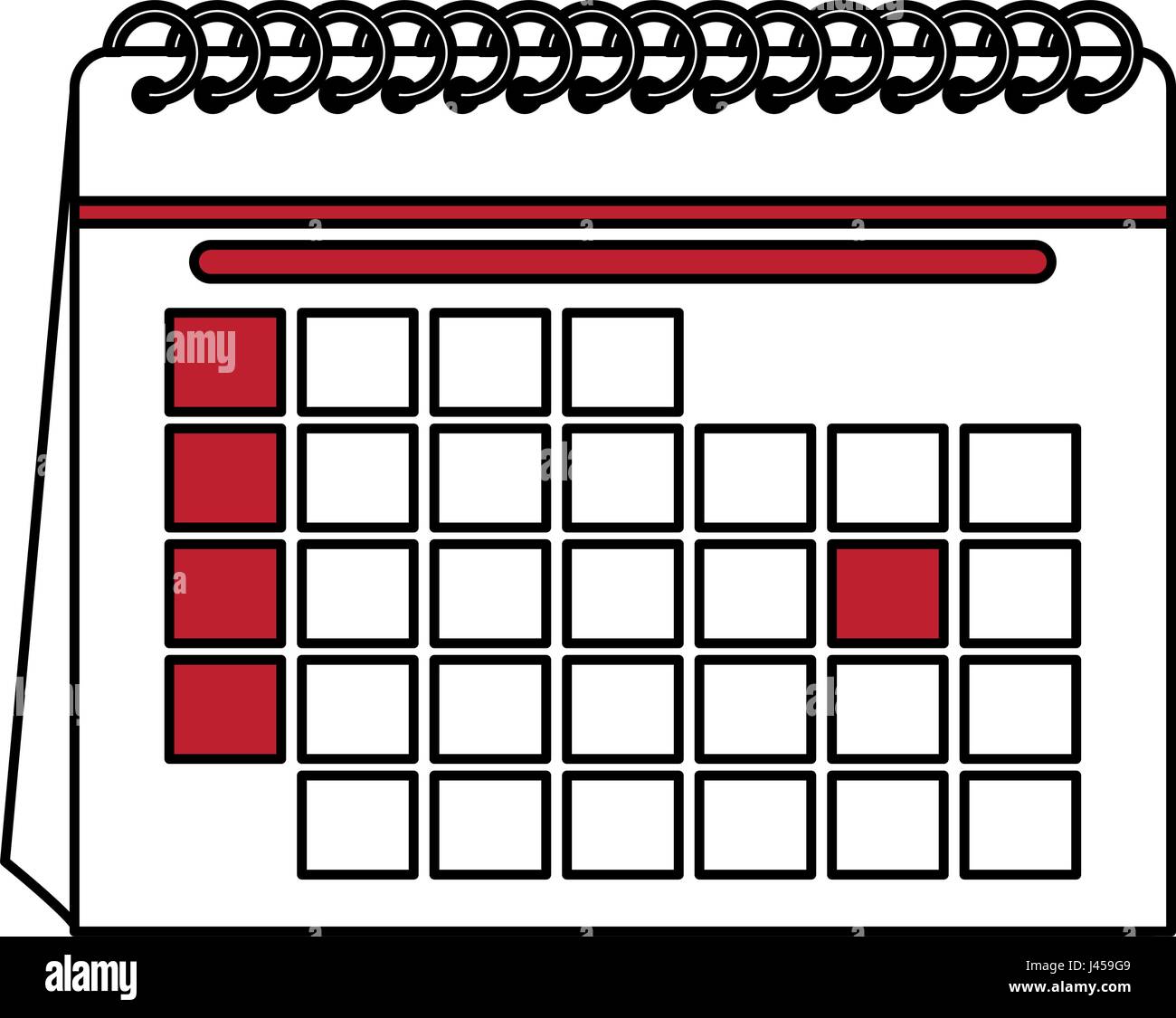 Blank Calendar Cartoon
