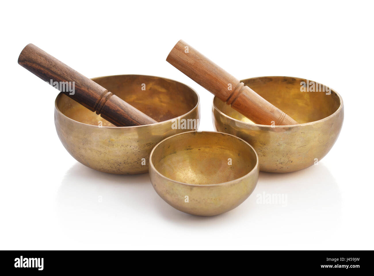 Tibetan handcrafted singing bowls hi-res stock photography and images ...