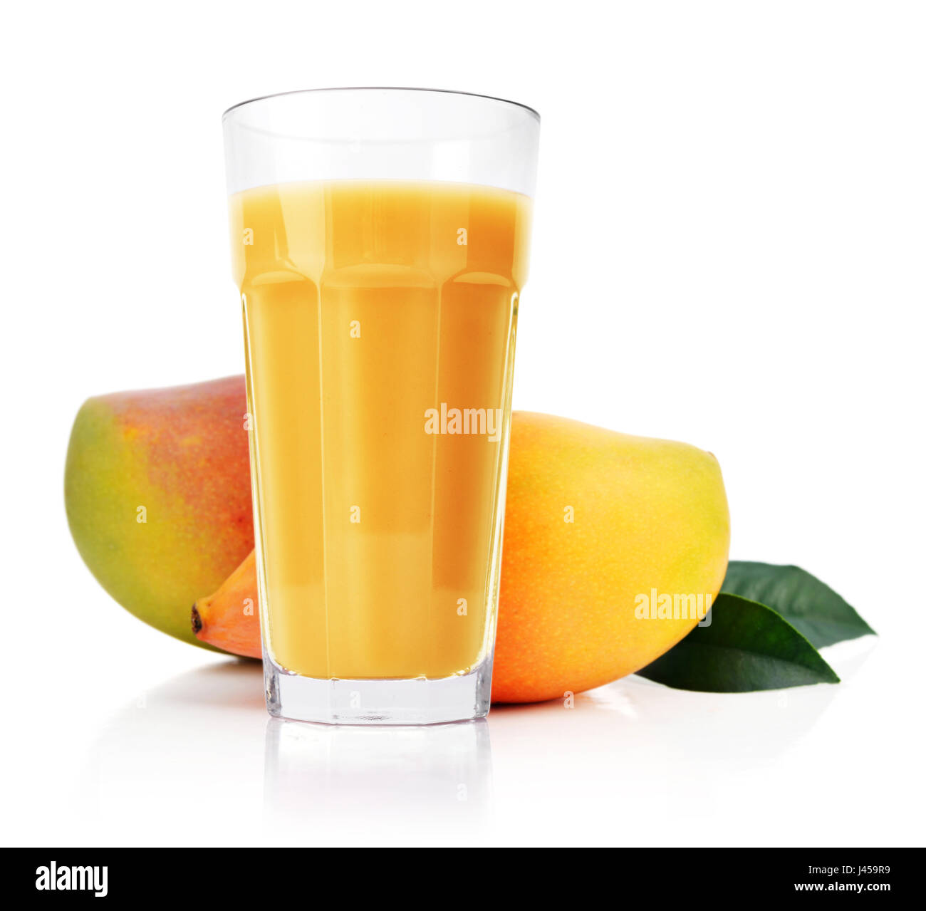 Mango juice in glass hi-res stock photography and images - Alamy