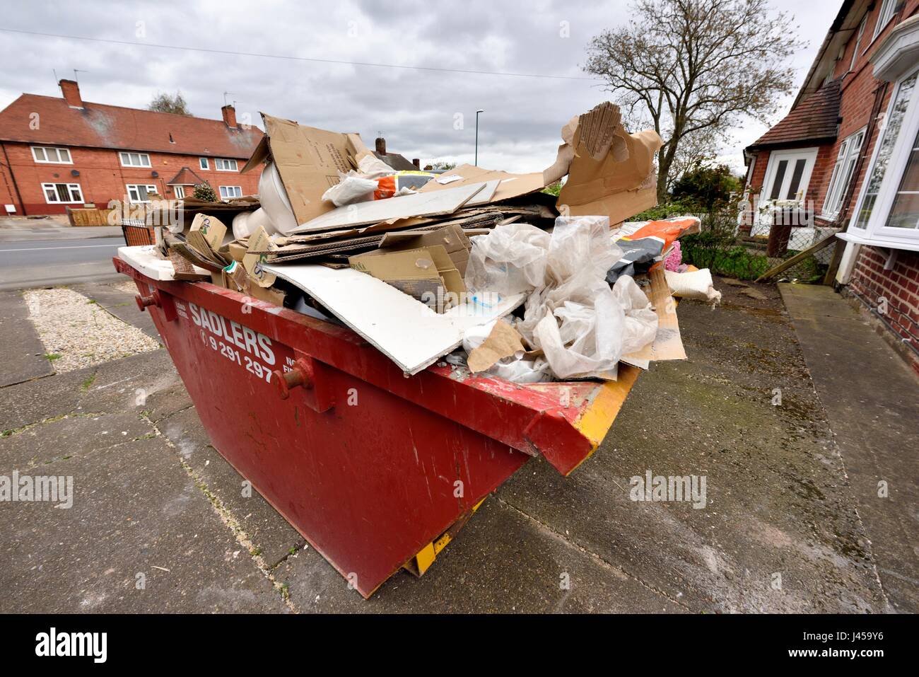 Builders skips hi-res stock photography and images - Alamy