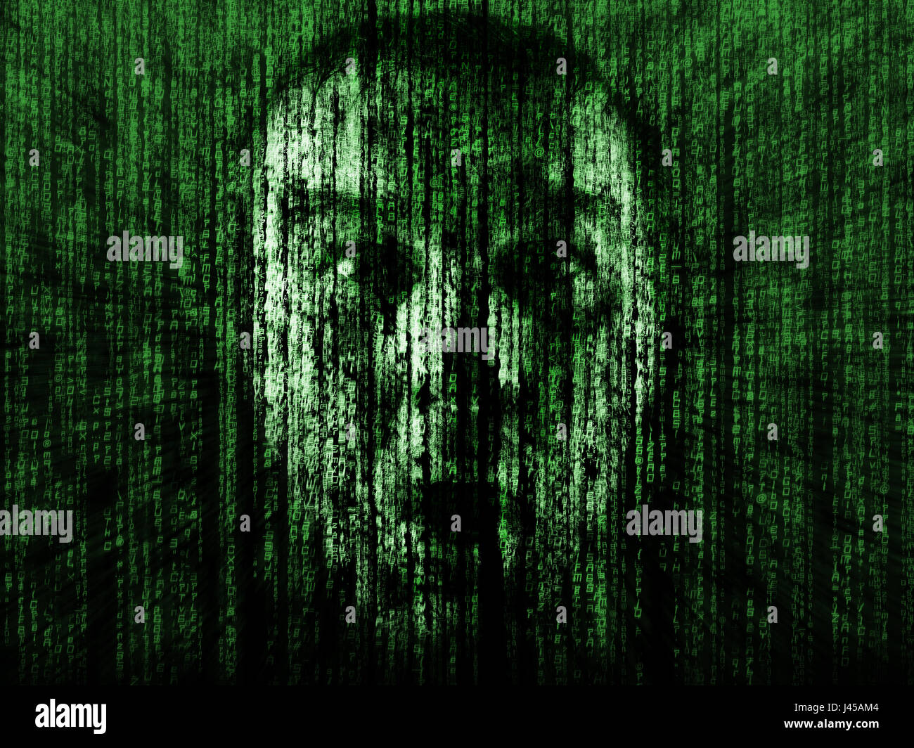 Abstract male face hi-res stock photography and images - Alamy