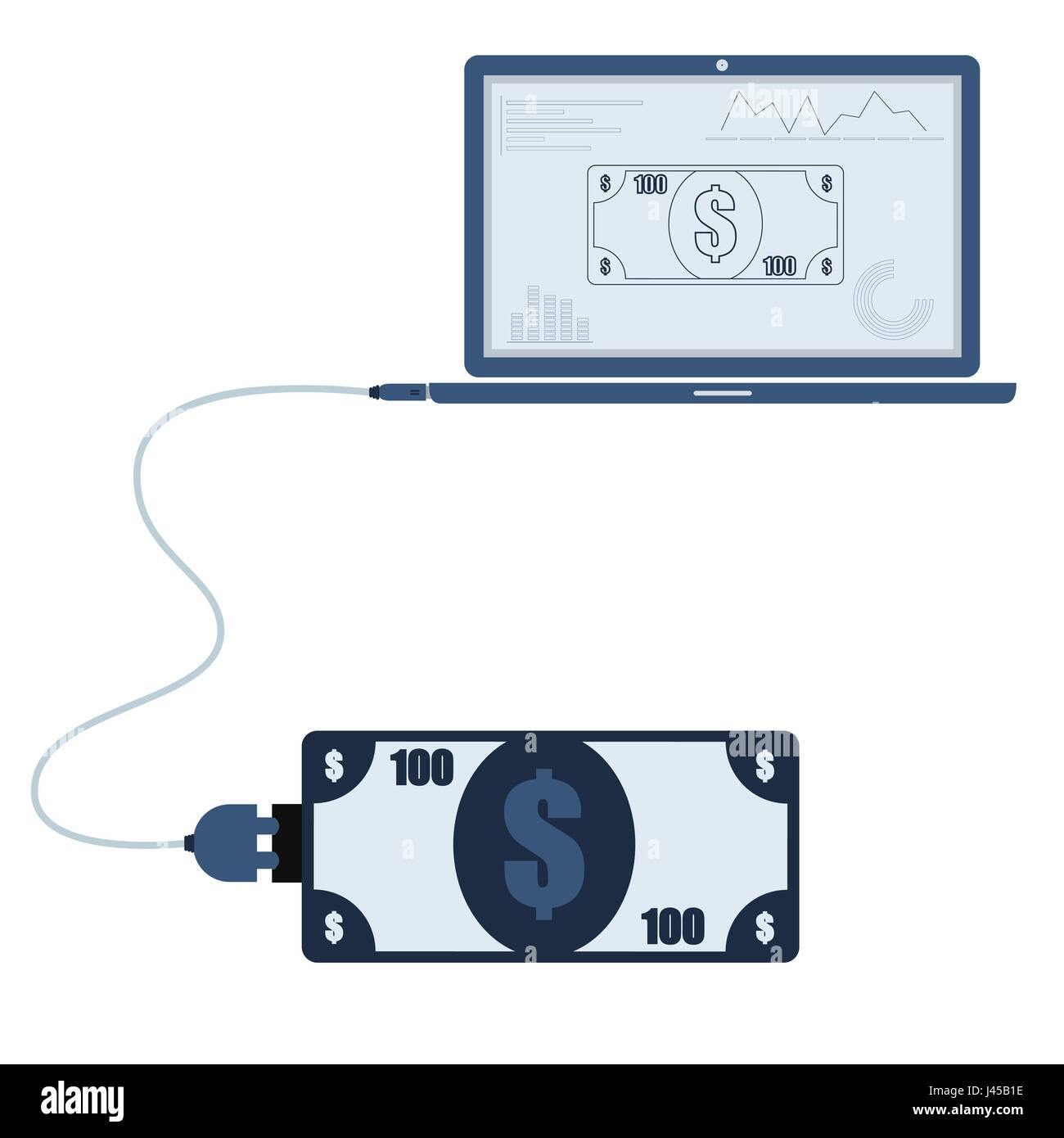 Payment banknote Stock Vector Images - Alamy