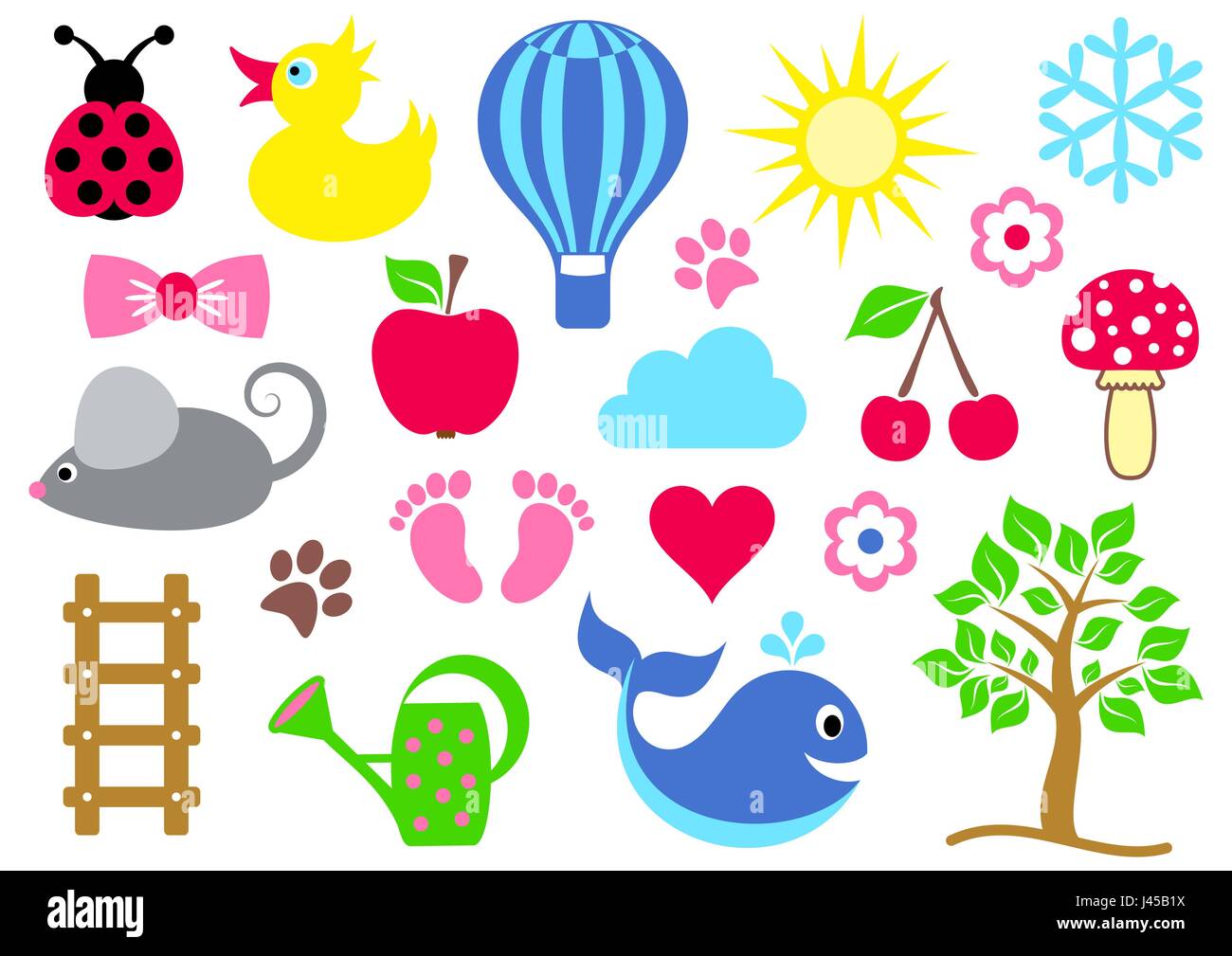 Baby apple tree Stock Vector Images - Alamy