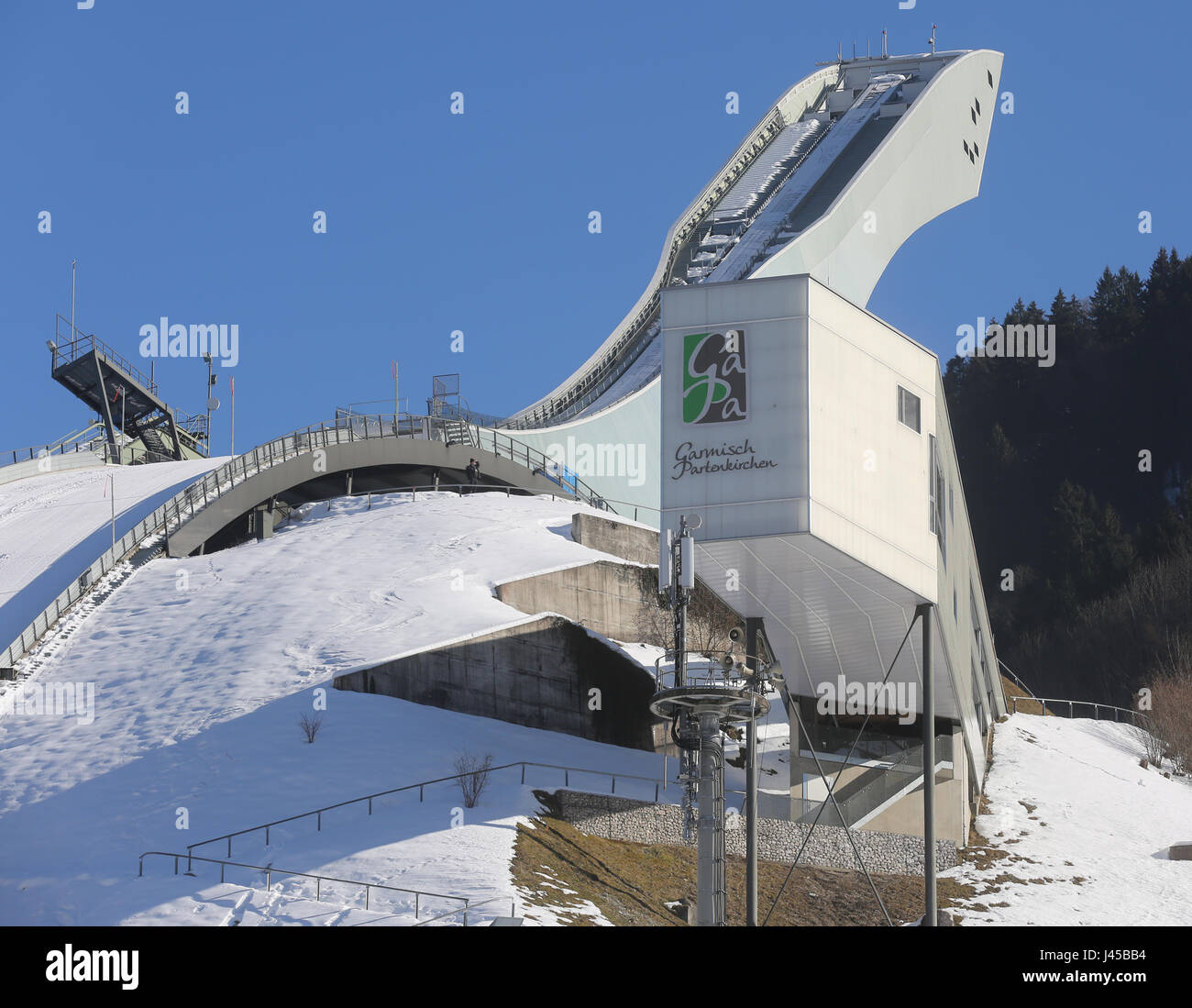 Ski Jump Garmisch-Partenkirchen,Bavaria, Germany Stock Photo - Alamy