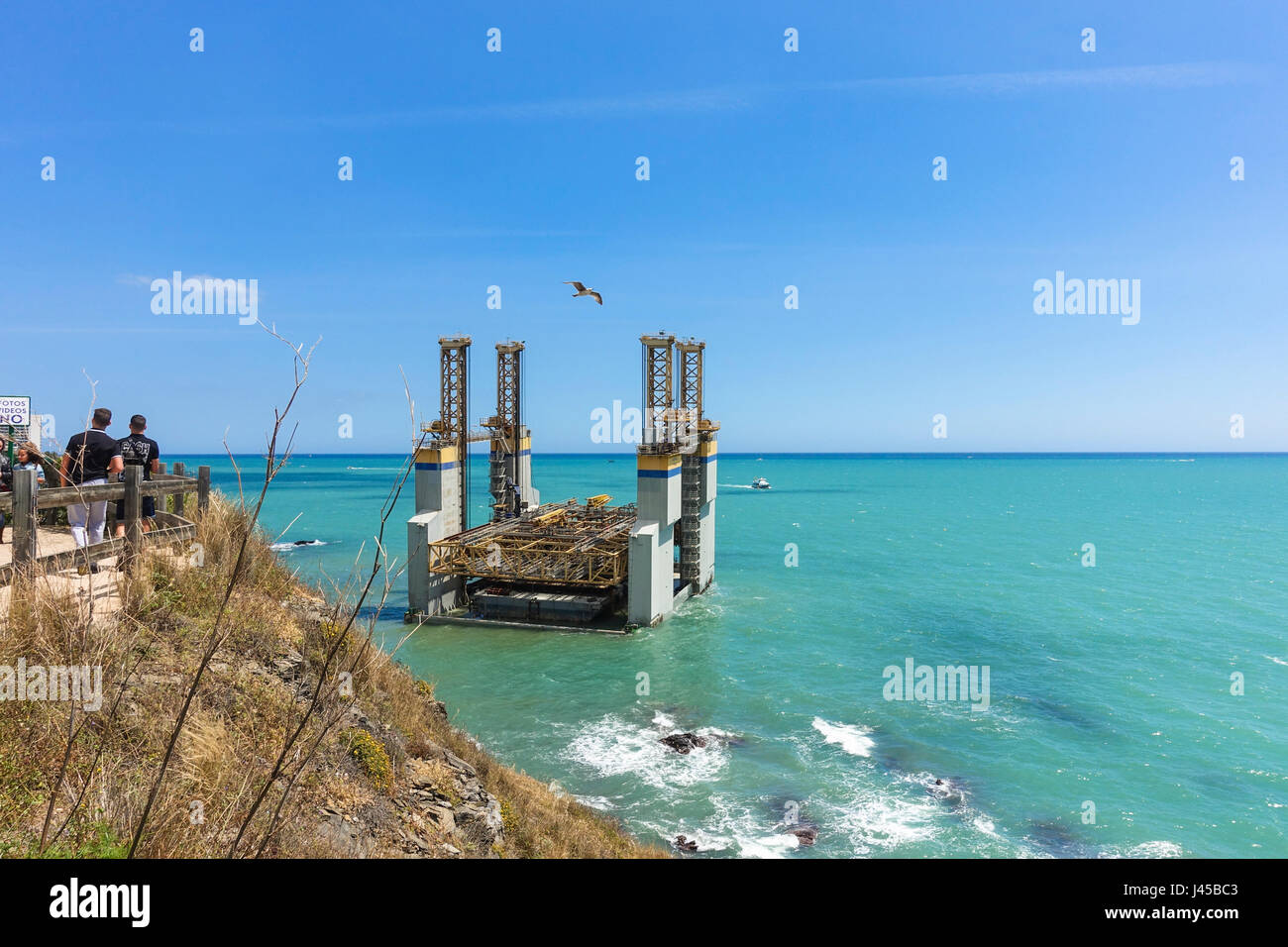 Benalmadena, Andalusia, Spain, 29 april 2017. Industrial Platform ...
