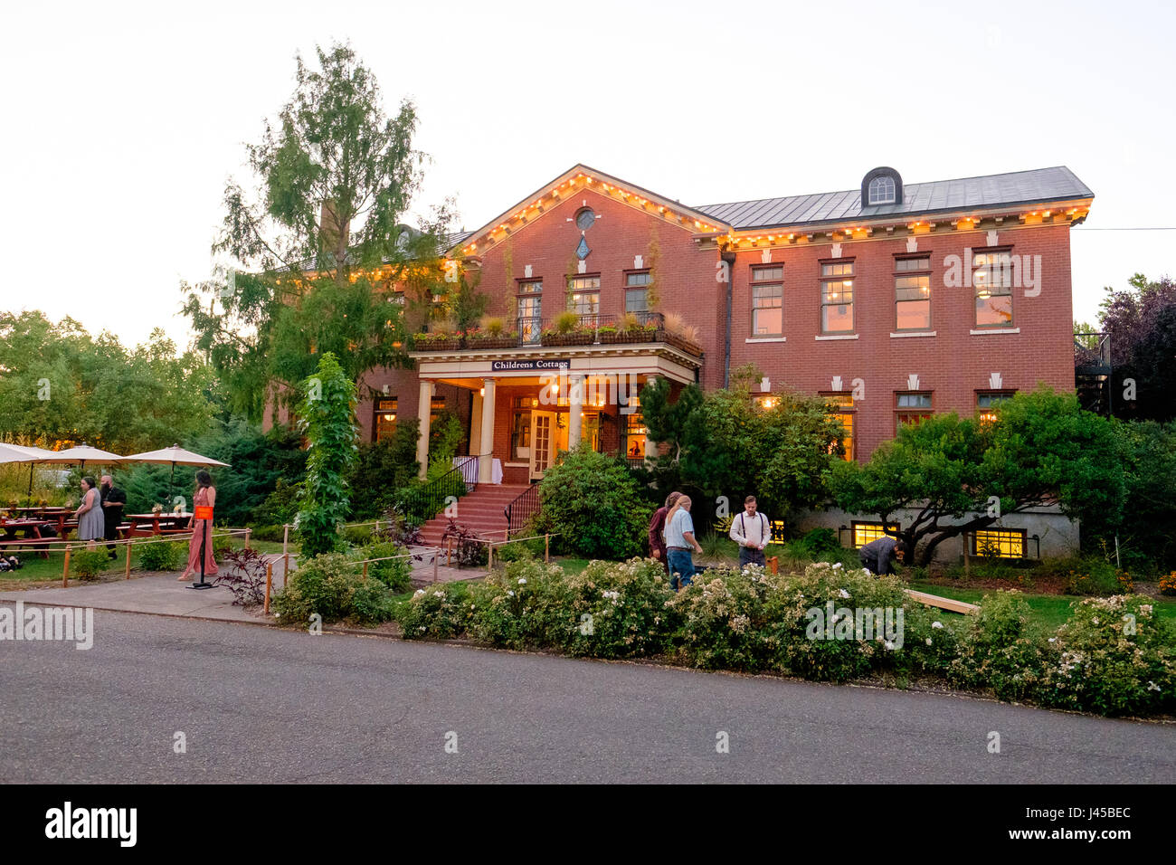 Historic McMenamins Grand Lodge Stock Photo - Alamy