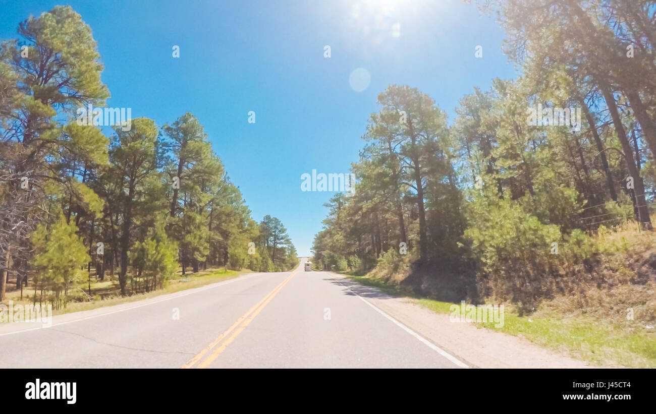 POV point of view - Driving through countryside in Eastern Colorado ...