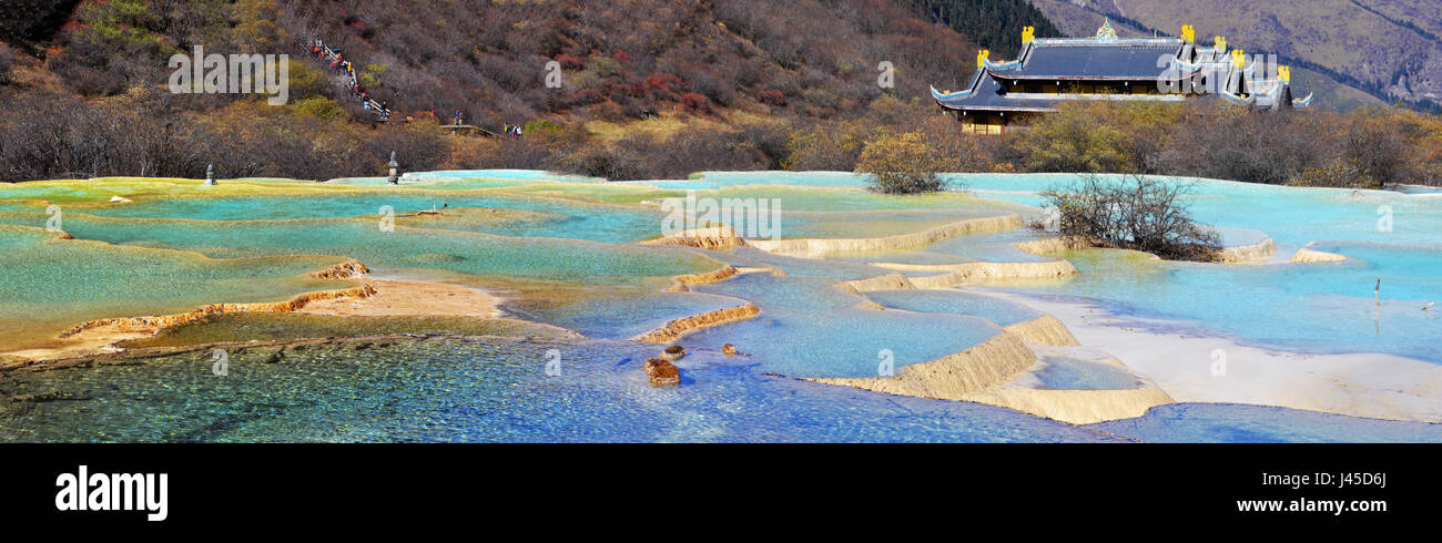 Huanglong china unesco hi-res stock photography and images - Alamy