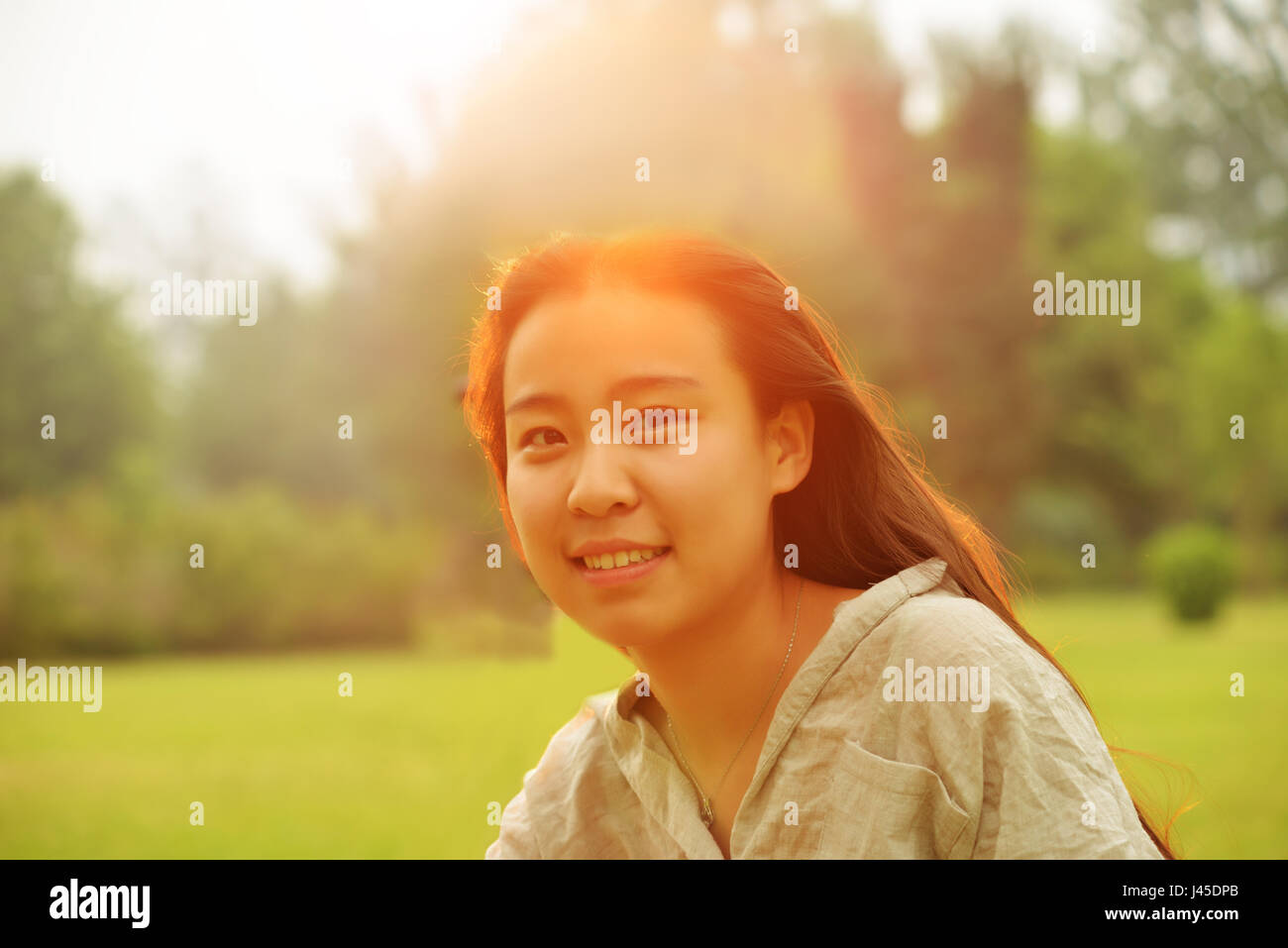 Portrait in backlight hi-res stock photography and images - Alamy