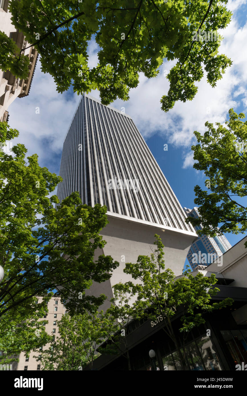 United States, Washington, Seattle, Rainier Tower, completed in 1977 ...